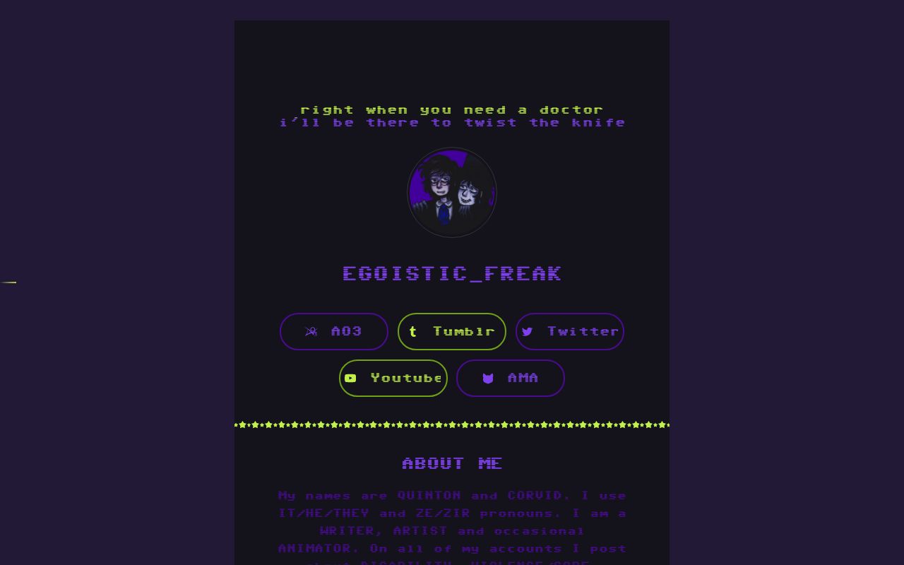 EGOFREAK INFO